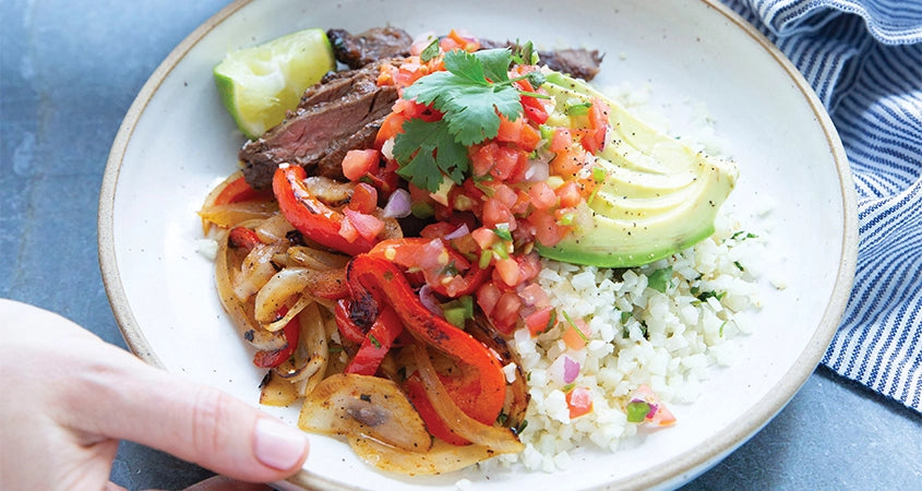 BEEF FAJITA BOWL – Balanced Bites Wholesome Foods