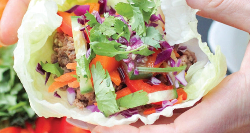 RESTAURANT-STYLE LETTUCE CUPS WITH SESAME SAUCE – Balanced Bites ...